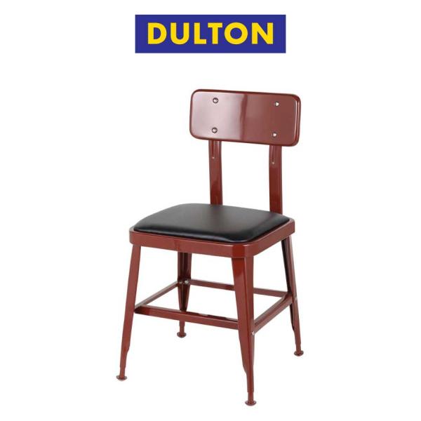 【本体サイズ (約)】：H.810mm W.435mm D.470mmSeat high 465mm【素材】： 本体：スチール座面表面：PVC座面内部：ウレタン【説明】：食卓やデスクなどあらゆる場面で活用できるスタンダードチェアー。 クッシ...