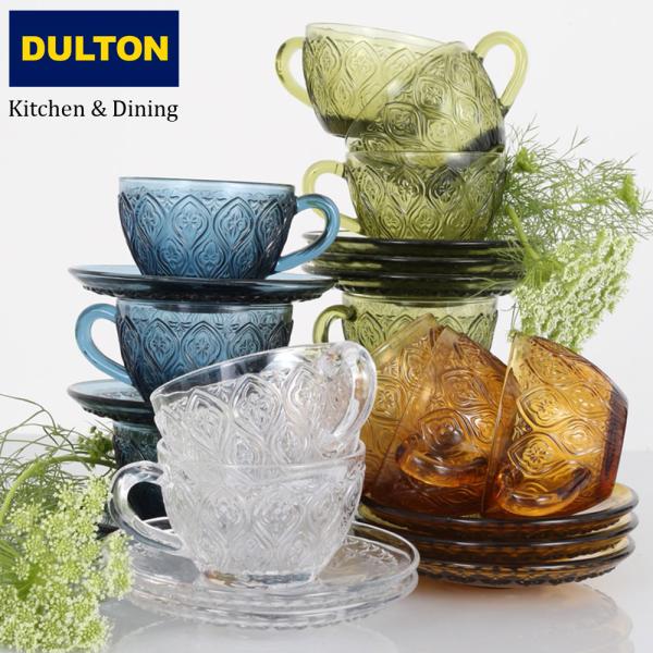 【サイズ】：Cup／ H.65mm W.120mm φ100mm容量／160mlSaucer／H.23mm  φ150mm【素材】：ソーダガラス【生産国】：中国海外のアンティークショップで出逢ったかのような、ガラスのカップ＆ソーサー。まるで...