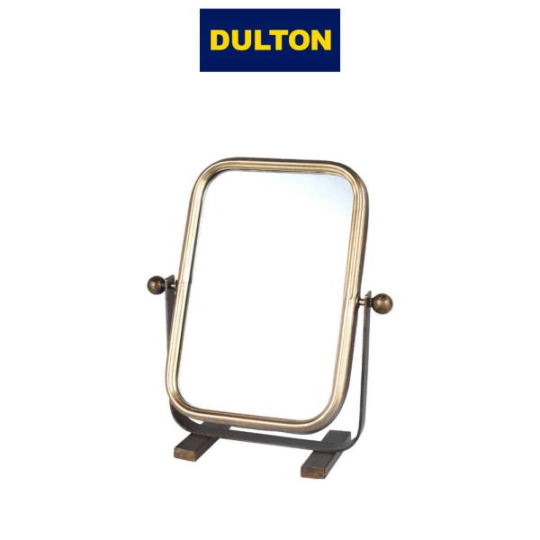 【サイズ】：H.377mm W.320mm D.127mmMirror size：H.300mm W.196mm【素材】：スチール、ガラス、MDF【生産国】：中国気品ある佇まいの中に重厚感も感じられるアンティーク調の卓上ミラー。 オーバル(...