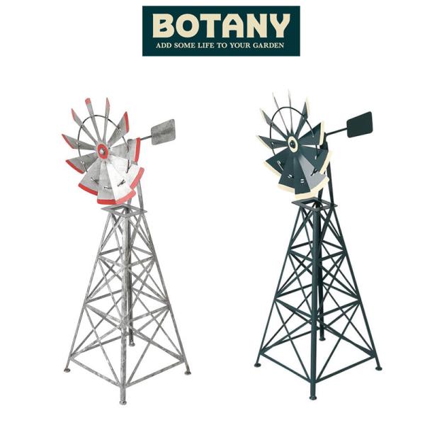 【サイズ】：H.325mm W.112mm D.112mm【素材】：アイアン(ラッカー塗装、クリア塗装)【生産国】：中国ついつい手に取りたくなる、小ぶりでユニークな風車のオブジェ。 窓際や玄関先に飾ったり、庭やベランダで愛でている植物の傍に...