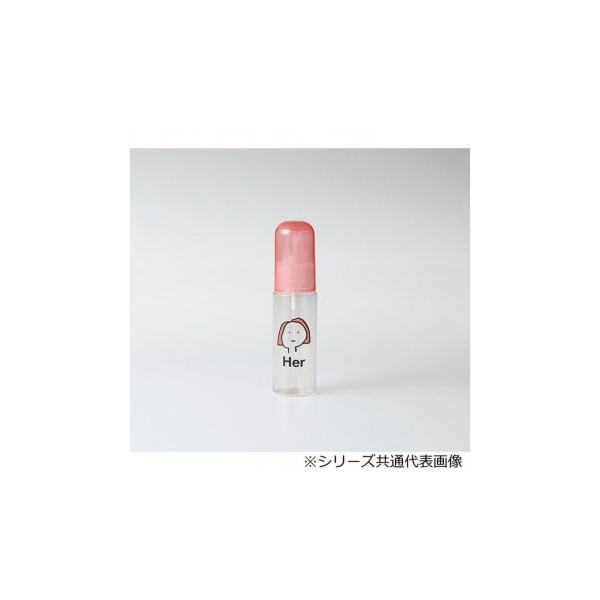 持ち運びに便利な詰替えボトルです。 生産国:日本 素材・材質:キャップ:PS、本体:PET、ポンプ:PP 商品サイズ:φ32×125mm 仕様:容量:50ml