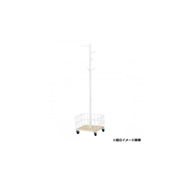 ポールハンガーの、デッドスペースになりがちな足元にカゴが付きました。低めの高さはキッズルームにもオススメです。 生産国:中国 素材・材質:支柱フレーム:スチール(φ28mm)・粉体塗装カゴ:スチールフレーム(φ7、φ5mm)・粉体塗装底板:...