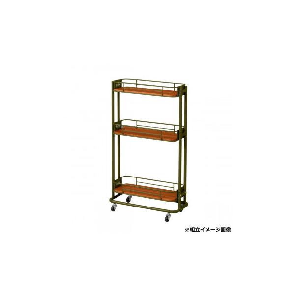 キッチンやランドリーなど、場所をとらない省スペーススリムタイプです。ヴィンテージやガレージテイスト、アウトドアリビング等の様々な空間に溶け込むカラーリングとなっております。 生産国:中国 素材・材質:フレーム:スチール(φ15.9mm)・粉...