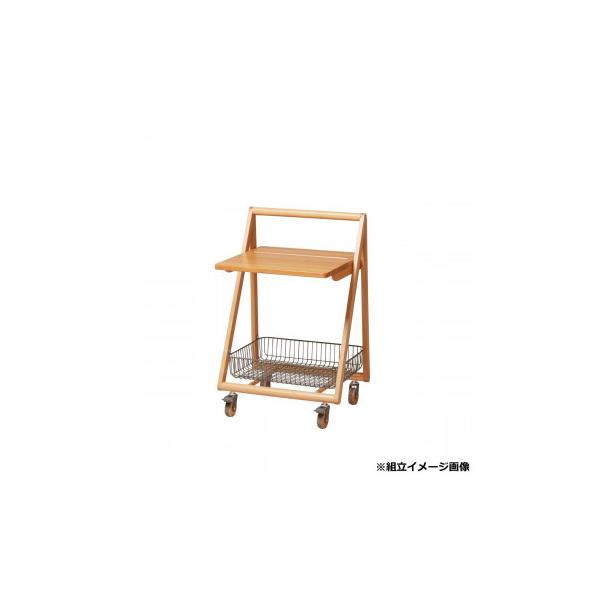 ソファ前でのちょっとしたパソコン作業や書き物などに使いやすいテーブルワゴン。コンパクトサイズでありながらも、天板下の収納カゴやキャスターが付き、ソファ横やベッド横にも便利です。天板表面に付いた溝は、タブレット端末を立て動画や映画などを観るの...