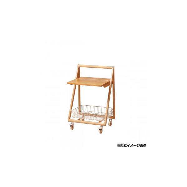 ソファ前でのちょっとしたパソコン作業や書き物などに使いやすいテーブルワゴン。コンパクトサイズでありながらも、天板下の収納カゴやキャスターが付き、ソファ横やベッド横にも便利です。天板表面に付いた溝は、タブレット端末を立て動画や映画などを観るの...