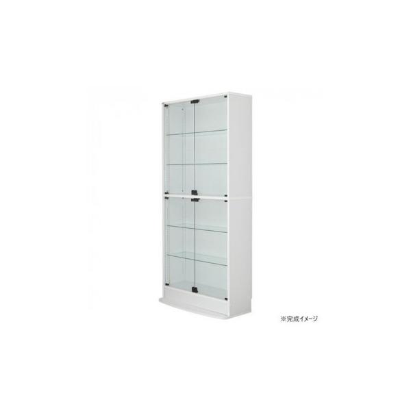 上部ユニットとロータイプのセット販売品です。本体下部の幕板は取り外し可能で、ちょっとした収納スペースになります。専用のガラス扉ロックを標準装備し、大切なコレクションの落下や破損を防ぎます。背面はピタッと設置ができ、ボトムステージと補助バンド...