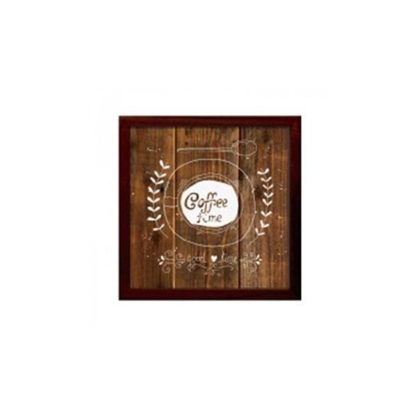 おしゃれな空間づくりに、気軽に取り入れることができます。 生産国:日本 素材・材質:MDF(化粧フィルム)キャンバス 商品サイズ:220×220×20mm 重量:300g 仕様:裏面仕様:Teeth hanger、スタンド