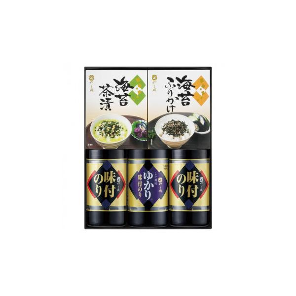 口どけの良い海苔に有機丸大豆醤油使用のたれで調味した、旨味のある味付海苔、三島食品「ゆかり」をブレンドしたたれで調味した赤しそ風味の味付海苔、遠赤外線でむらなく焼き上げた豊かな香りとパリッとした食感の焼海苔、風味のよい海苔とあられ、抹茶など...