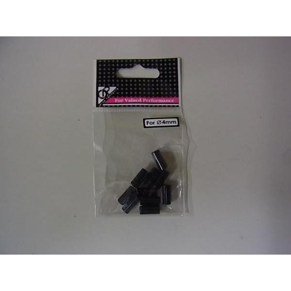 ・GIZA PRODUCTS（ギザプロダクツ）・カラー：ブラック。個数：10個入り。材質：アルミ合金。・Φ4mmアウターケーブル用。