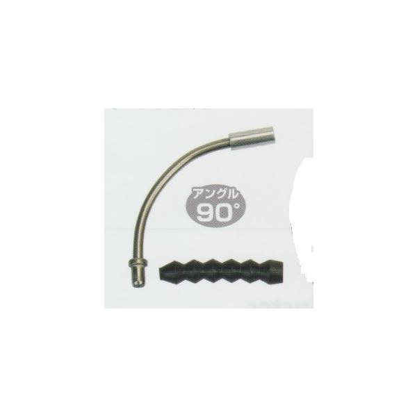 ・アングル：90°。・材質：ステンレス。・ラバーブーツ１個付属。