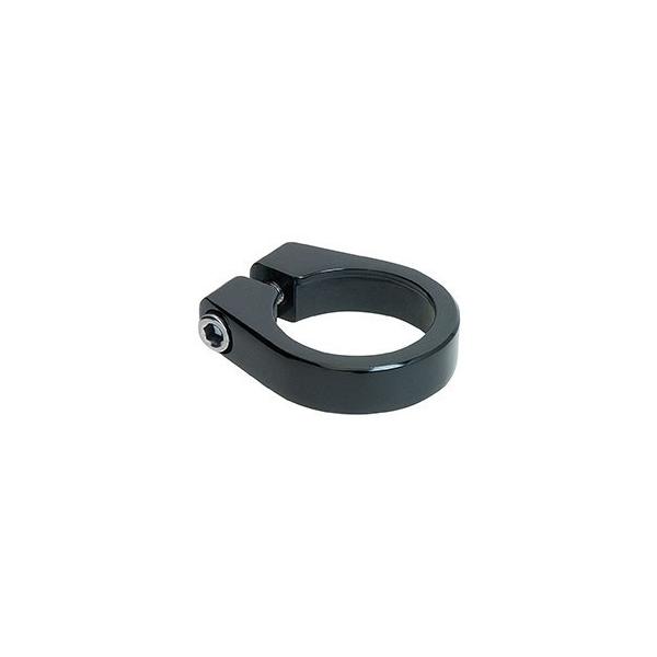 ・シンプルなデザインの薄型シートクランプ。・カラー：ブラック・対応シートチューブ：Φ28.6mm・#6061-T6 アルミ合金・20g