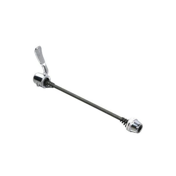 ・ミノウラ製固定トレーナーに付属する専用クイックレリーズ(リア用)・負荷の掛かるクイックレリーズ部分には鉄製の専用品をお使いください・125〜140mm