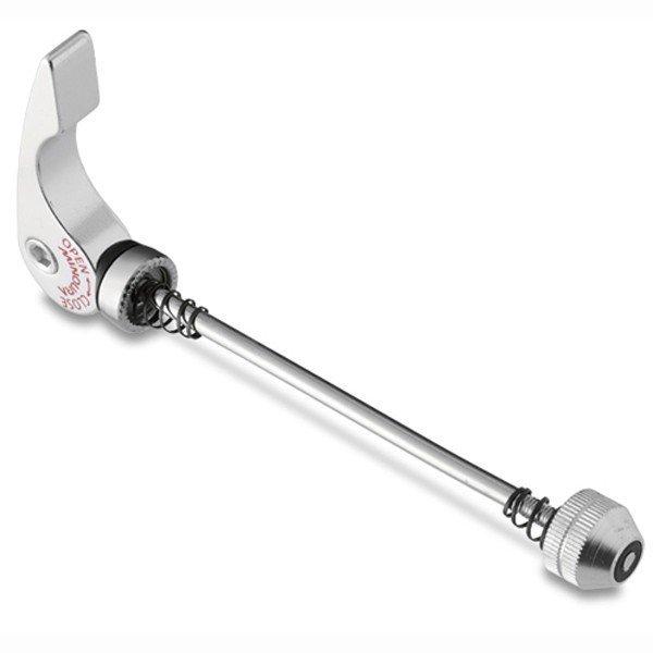 ・ワンアクションで前フォーク脱着が簡単にできる便利クイック・前フォークハブ幅：100mm