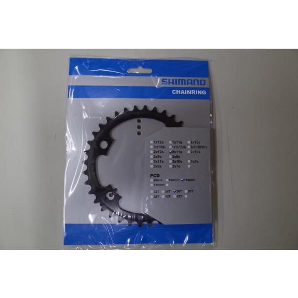 ・カラー：ブラック。・36T。・2x11速用。・PCD：110mm。・シマノコード：Y1WF36000。