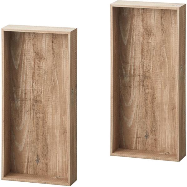 お花をアレンジしてフレームで飾る、あなたらしさを演出します。花瓶 フラワーベース Frame Shabby wood frame II シャビーウッドフレーム ash brown （2個入り） [680-058-210] [p177] MD...