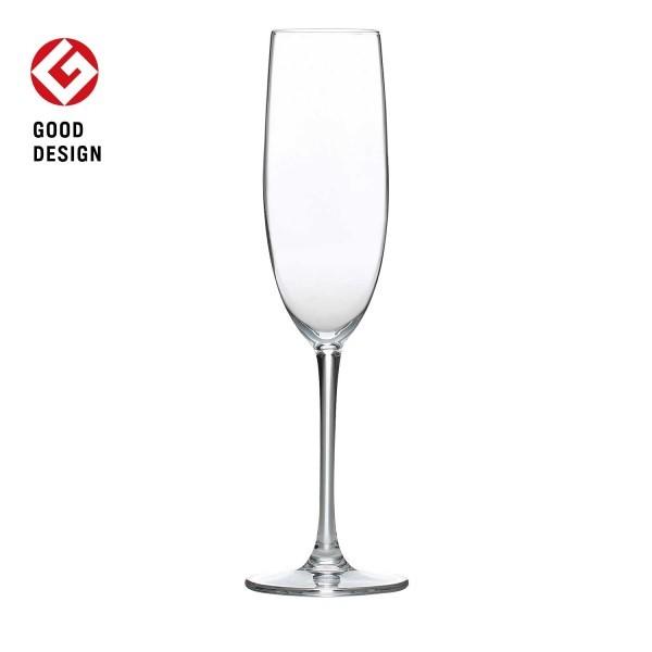 ■商品説明〇2009年グッドデザイン賞受賞幅広いシーンに映えるフォーマルエレガントライン。東洋佐々木ガラスの売れ筋シャンパングラス3個セットです。グラス全体に強化加工が施されています。【ファインクリスタル製】東洋佐々木ガラスが開発した鉛を含...