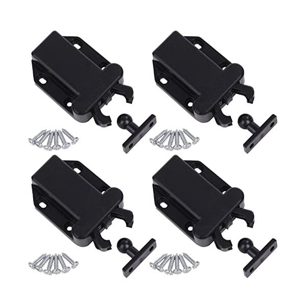 「商品情報」「主な仕様」スムーズなドアの開閉に欠かせないプッシュラッチセットです。DIYがお好きな方へ特におすすめです。ホワイト＆ブラック8個セット、ホワイト、ブラック、ブラウン、グレーそれぞれ4個セットをご用意いたしました。お好みや家具の...