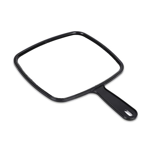 「商品情報」「主な仕様」鏡面が大きく軽量な、手鏡。長方形型で顔全体を写すことができ、全体のバランスを見ながら毎日のスキンケアやメイクができます。軽くて持ちやすいので、合わせ鏡をする時も便利です。持ち手部分はしっかり長さがあるので持ちやすく、...