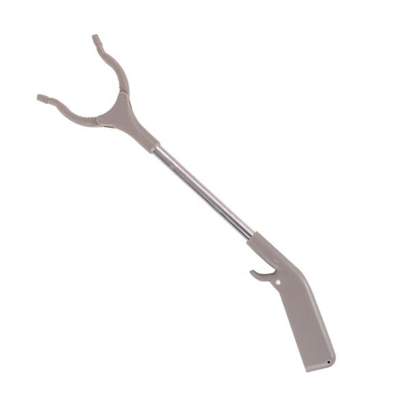 「商品情報」「主な仕様」ゴミ拾いに便利なステンレス素材のマジックハンドです。取り回しやすく、片手で簡単に使うことができます。全長約40cmで、高いところや遠いところなど広範囲のゴミを簡単に拾うことができます。先端はABS樹脂を使っており、ゴ...