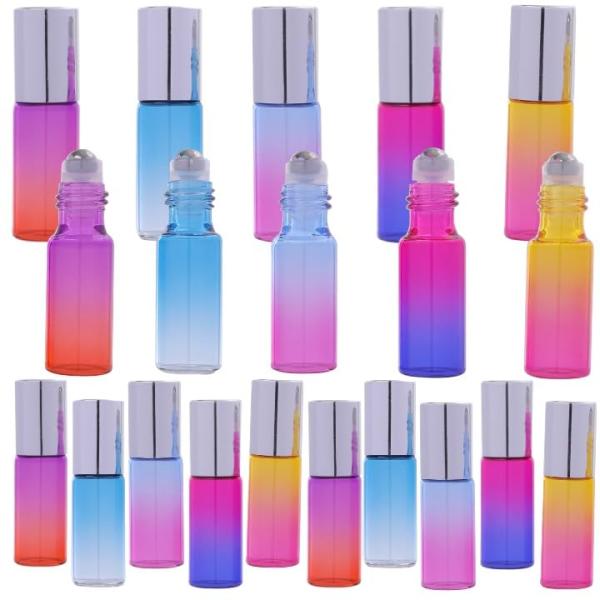 「商品情報」「主な仕様」グラデーションが可愛いアロマ容器20本セットです。ブラック、ゴールド、シルバー3色のキャップカラーをご用意いたしましたので、お好みに合わせてお選びください。手を汚さずに使えるロールオン方式を採用しておりますので、いつ...