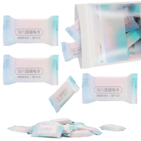 「商品情報」「主な仕様」コンパクトなサイズで持ち運びが簡単な圧縮タオル22枚セットです。旅行やアウトドア、ジムなど、どこにでも手軽に持ち運ぶことが可能です。必要な時に水で膨らませるだけで簡単にご使用することができます。速乾性に優れております...