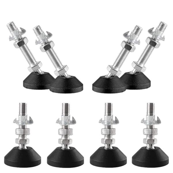 「商品情報」「主な仕様」広い接地面が安定感を生み出し、不安定な床や傾いた場所でも、家具やデスクをしっかり支えるレベリングフット6個セットです。脚部が最大30°まで可動し、傾斜のある床でも柔軟に家具の水平を整えることができます。ネジ部分は強度...