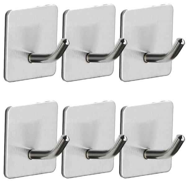 「商品情報」「主な仕様」バスルームやキッチン、玄関など多くの場所でお使いいただける壁面フック6個セットです。モダンな空間やナチュラルな雰囲気など、さまざまなインテリアに馴染むミニマルデザインです。ブラックとシルバーの2カラーにてご用意いたし...