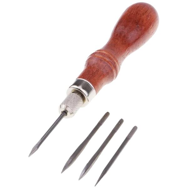 「商品情報」「主な仕様」丸錐・平錐・小サイズ錐・大サイズ錐の4種類が付属し、DIY作業や革小物、革細工やレザークラフトの穴あけ、下準備、線付けなど幅広い用途にお使いいただける菱ギリです。金属製の刃先と木製ハンドルの組み合わせにより、縫い穴の...