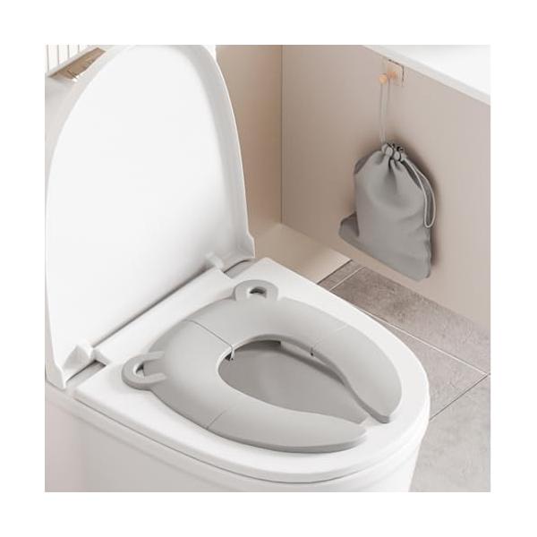 「商品情報」「主な仕様」お子様が使いやすいくま型デザインで、日常のトイレトレーニングに取り入れやすい補助便座です。お子様の「自分でやりたい」を促し、家庭のトイレ習慣づけに役立つアイテムです。折りたたむとコンパクトになり、旅行・ホテル・外出先...
