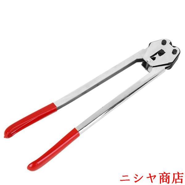 HCTOOL 梱包機内容: 1*封緘機、重量: 1.9kg 適合バンド幅: 12?19mm .マンガン鋼材の厚さ：4MM タイトな咬合力、より安定した信頼性三角形の固定原理： スムーズな操作 超高効率 最大?束力：60KG 適合バンド幅:0...