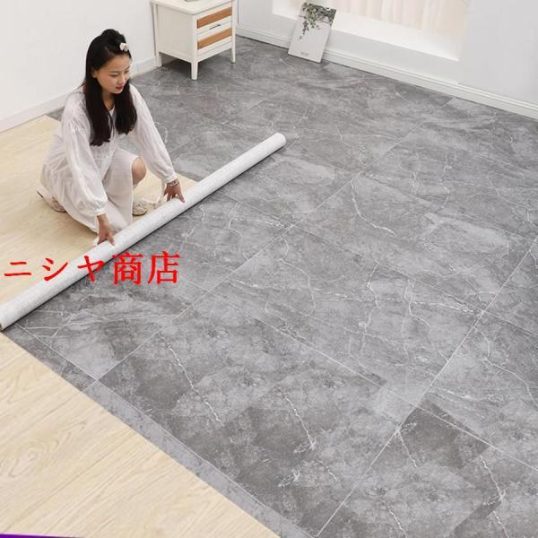 【高品質原材料/環境に優しい材質】フロアマット高品質のPVC耐摩耗床、環境に優しい材質、安全で異臭がなく、高品位の紋様、細部を重視し、肌に優しい感触、耐摩耗、頑丈で耐漕、ハイヒールを履いても歩くことができる【厚み/厚み0.26 mm】フロー...