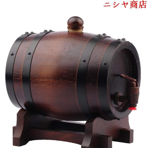 （先端素材）天然オーク材を使用し、木の本来の風合いを保ち、美しく実用的です（広く使用）さまざまなワインと互換性があり、ワイン、ブランデー、ウイスキー、テキーラなどの保管に使用できます。ウイスキー樽は形も機能もあり、絶妙な飲料ディスペンサーと...