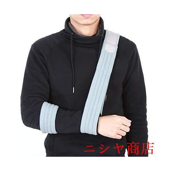 ★高品質の素材：柔らかい圧力を緩和する素材で埋め尽くされた。綿で作られたアームサポートブレースは、非常に軽く、柔軟性があり、快適に着用できます。★腕と肩のための支援：外科手術や外傷後の肩を固定化しながら快適な支持を提供し、肩を脱臼、亜脱臼、...