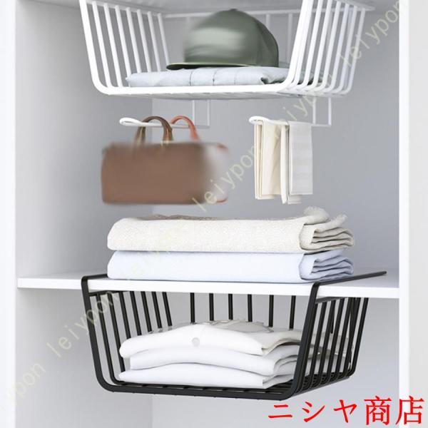 商品の説明A/30ｘ24.5ｘ10.3B/28ｘ25ｘ19.5C/40ｘ26ｘ10（2個）/色：ホワイト/ブラックオフィス用この吊り下げ式戸棚下ラックをオフィスの机の下に置くと、ドキュメント用のスペースが増えます。キッチン用パントリー、キャ...