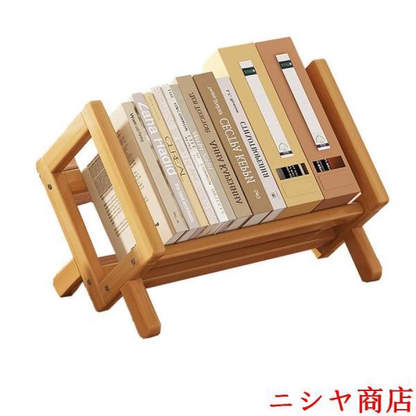 製品の材質：デスクトップ収納ラックは厳選されたマンゴスチンでできており、生地は硬く、圧力に強く、変形を恐れません。 サイズ：33/40/50/70cm×22cm×25cm。色: 木の色安定性：本棚は変形を恐れない四角いバーを設計しており、厚...