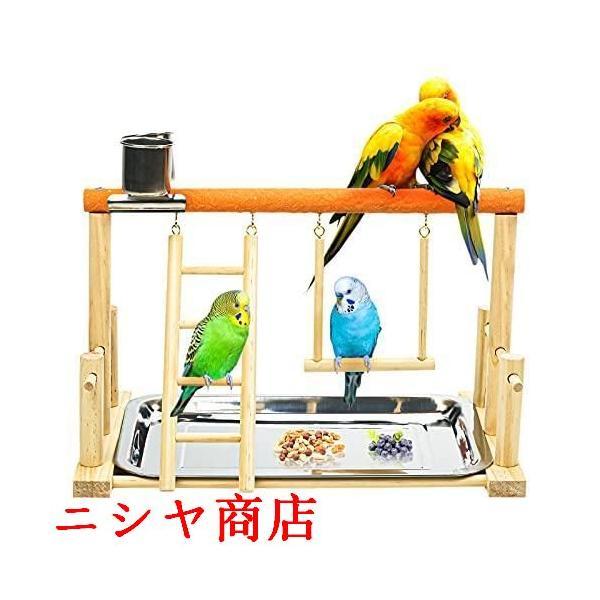 インコスタンドは天然の木で作られています。インコスタンドの表面は研磨されていて、鳥の足を傷つけない。しかも部品は全部ネジで接続しています。接着剤ではありません。そうすれば、インコスタンドはもっと堅固で、もっと安定します。こちらのインコスタン...