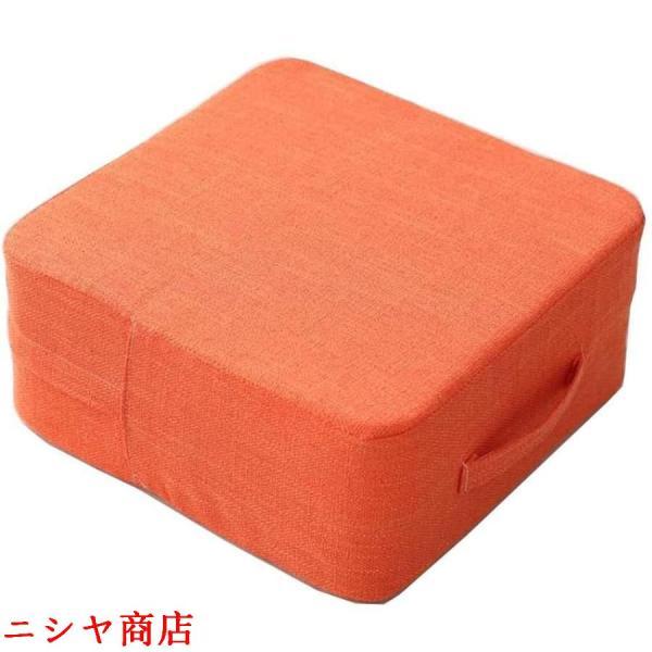 【バネがないタイプのトランポリンクッション】サイズは40（幅）×40（高さ）×18（奥行）cm。耐荷重は100kｇです。子供も一緒に使える。場所の問題なし、狭い家もミニトランポリンを置いても余裕を持って、組み立ての必要がないのですぐに使うこ...