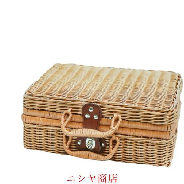 素材：ソリッドイミテーション籐材料の説明：これはレトロアートで、固体の籐、固体のチューブを模倣しています。 洗える、保管しやすい片付けやすい：水洗いが簡単で便利です。製品に汚れがあれば、少しの洗剤で洗濯できます編み物の特性：当店の製品は全部...