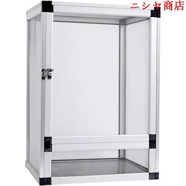 ? 高品質の素材：高品質のアルミフレームボディと絶妙な仕上がりのアルミメッシュ。安全で毒性がなく、長期間使用できます。? 周囲のグリッドデザイン：メッシュスクリーンテラリウムは、空気の循環を必要とする樹木に生息する爬虫類や両生類に最適な生息...