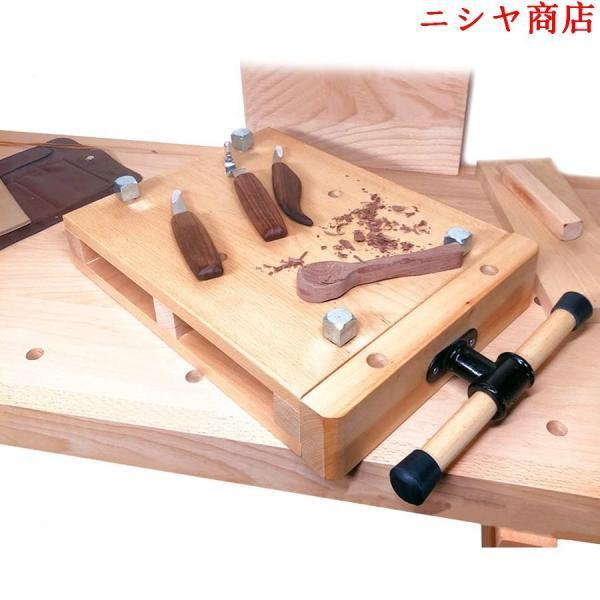 ■ 木製 万力 小型ワークベンチ：それは木製の材料で作られており、組み立てずに、すぐに使用することができます。■ 多機能 ワークベンチを：木彫りや金属加工、スペースを節約し、簡単にワークを固定するのに適しています。■ 大型 デスクトップ万力...