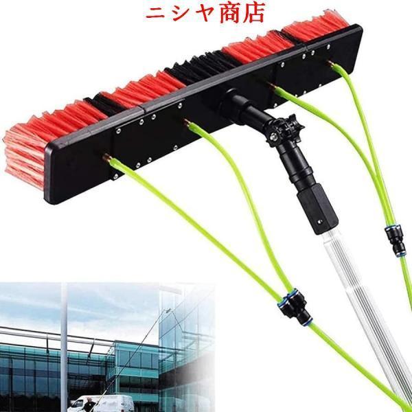 伸縮式窓掃除ポール：高所の掃除についてまだ心配していますか？当社の製品は高地での清掃用に設計されています。複数のロッドを曲げずに自由に接続できます。高品質の素材：固体航空機アルミニウム製で、硬度が高く、錆びにくく、軽量です。非常に耐久性があ...