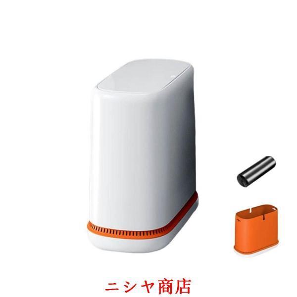 【ふた付き ゴミ箱】ふた付き長方形のゴミ箱、ふたのボタンを押すだけで開閉します。フタは密閉されており、臭いの逃げを効果的に防ぐことができます、夏の高温による嫌な臭いを避けてください。さらに、見苦しいビニール袋や見苦しいゴミを隠して、整頓され...