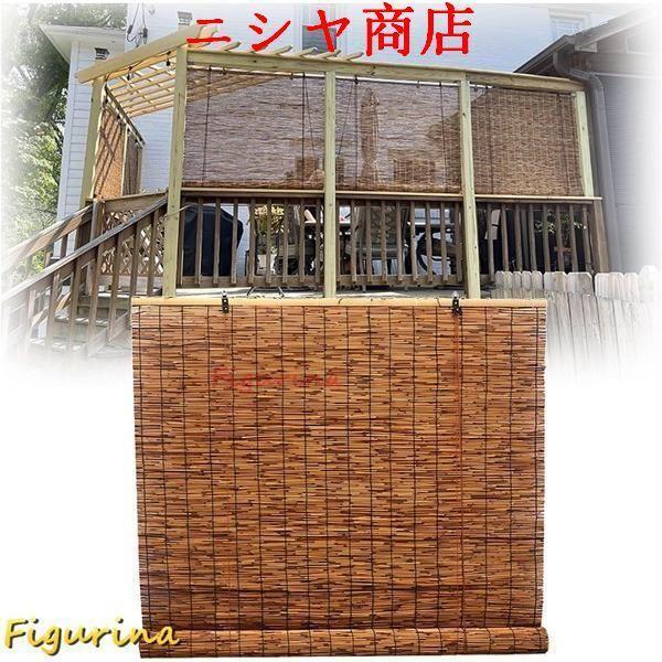 使用と設置が簡単：屋内と屋外に設置でき、必要なハードウェアが全て含まれており、数分で取り付けることができます。70%半透明ロールカーテン：自然な植物の香りとフィルター効果があるので、家のデコレーションに柔らかさを加え、ラウンジで夏のそよ風を...