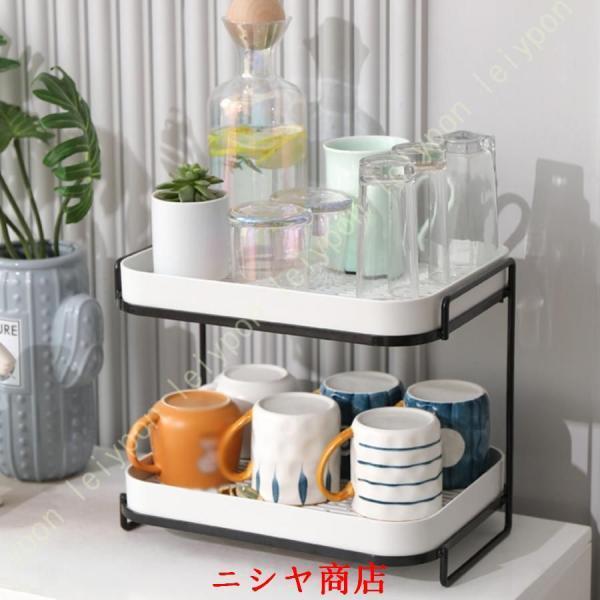 商品の説明製品：A=約33.5*25.6*28.8cm（1個）。B=約31.5*18*23.5cm（1個）。注意：製品はカップホルダーのみで、カップなど他のものは含まれていません。金属素材製のカップホルダーは、カップホルダー、ガラス、容器の...