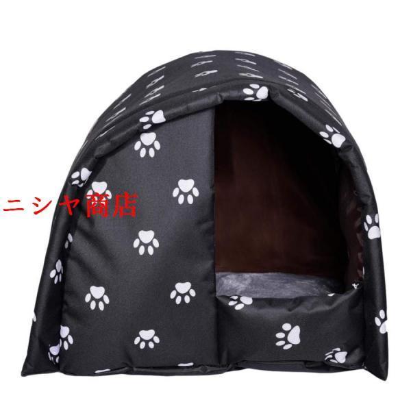【高品質素材】：高品質のPVCコーティングされた防水オックスフォード生地でできており、スポンジの裏地、内側に豪華な素材、暖かく、猫に暖かい家を与えます。【防水防風】：ペットも暖かく保つ必要があります。このペットハウスはあなたの猫が雨や雪から...