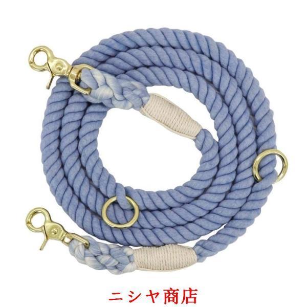 素材：ナイロンサイズ：リーシュ幅：0.6 &amp;amp;amp;#34;（1.5cm）、リーシュ長さ：6ft（180cm）。この引っ張りロープにはナイロンリボンが使用されており、滑らかで非研磨性で、安全で、信頼性が高く、耐久性があります...