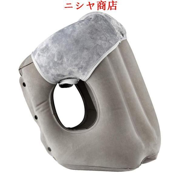 人間工学に基づいたデザイン： インフレータブル枕は特許取得済みのデザインや、完璧な45度の角度デザインがあり、お客様の頭と首が自然な前傾姿勢を保持して最も快適にサポートします。いずれ遠く旅行やオフィスの昼寝として、この抱き枕があなたのベスト...