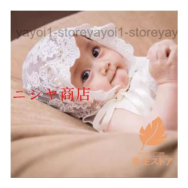レースがおしゃれなベビー用ボンネット。ファッションとしてはもちろん、記念フォトのおめかしにもぴったりです◎【サイズについて】画像をご参照ください。【カラーについて】生産ロットにより柄の出方や色の濃淡が異なる場合がございます。お使いのモニター...