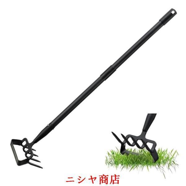 【幅広い用途】この草刈り機は必要な庭の鋤の道具で、草取り、溝を開け、種を蒔き、土を放し、種を蒔き、栽培し、野菜や花を植え、雑草を抜くなどに適用します。【絶妙な素材?便利ツール】庭鍬は錆びにくい高品質なステンレス製で、市場にある多くの木製ハン...