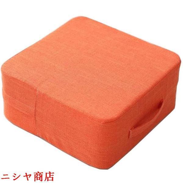 【バネがないタイプのトランポリンクッション】サイズは40（幅）×40（高さ）×18（奥行）cm。耐荷重は100kｇです。子供も一緒に使える。場所の問題なし、狭い家もミニトランポリンを置いても余裕を持って、組み立ての必要がないのですぐに使うこ...